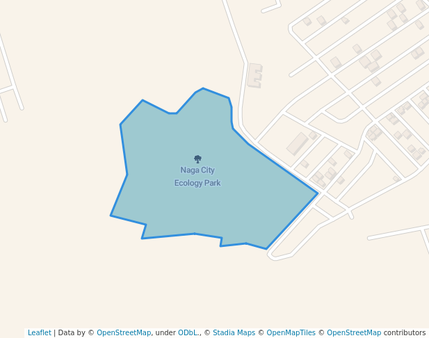 Naga City Ecology Park in Naga | Map and Routes