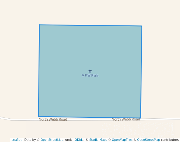 V F W Park in Hessel | Map and Routes