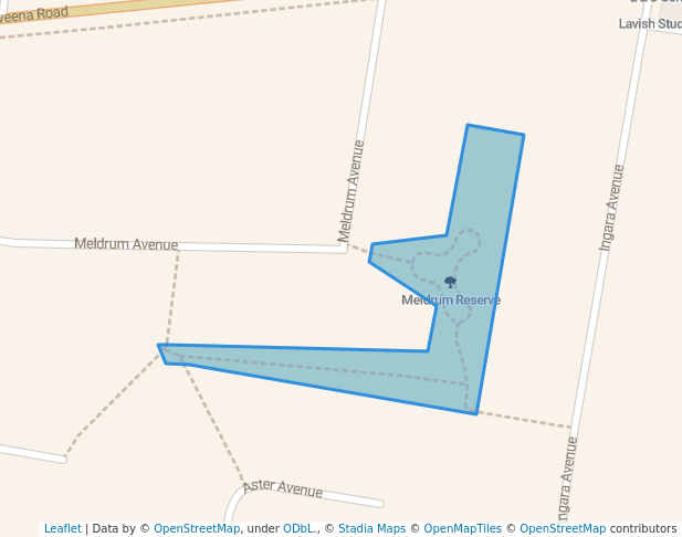 Meldrum Reserve in Miranda | Map and Routes