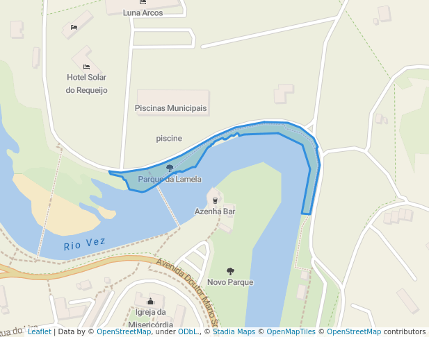 Parque da Lamela in Arcos de Valdevez | Map and Routes