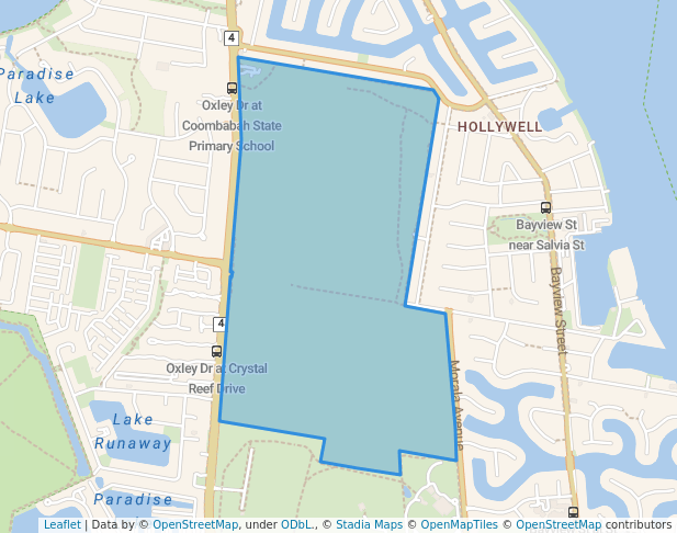 Pine Ridge Conservation Park in Hollywell | Map and Routes