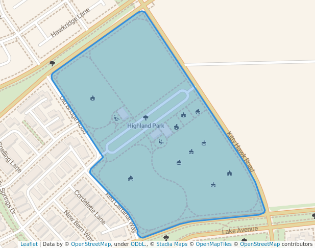 Highland Park in South Jordan | Map and Routes