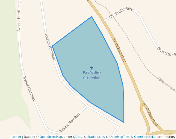 Parc Walter-C.-Hamilton in Alma | Map and Routes