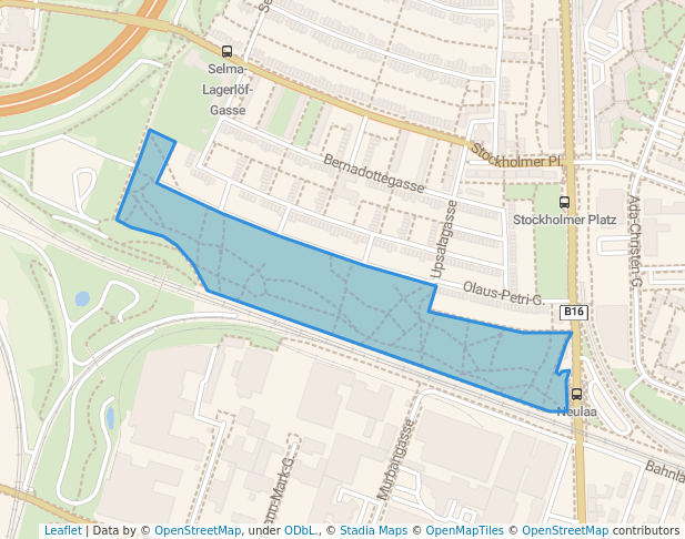 Parkanlage Per-Albin-Hansson-Straße in Wien | Map and Routes