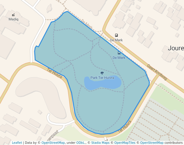 Park Ter Huivra in Joure | Map and Routes