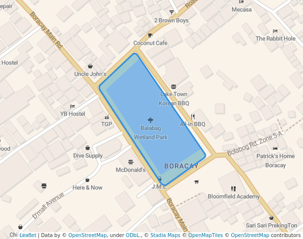 Balabag Wetland Park in Malay | Map and Routes