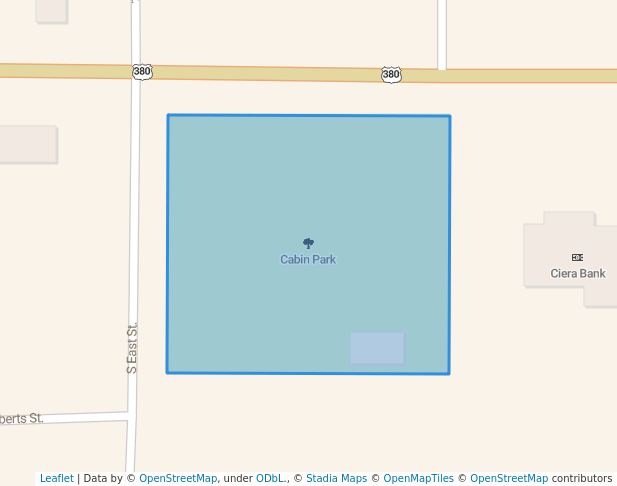 Cabin Park in Bryson | Map and Routes