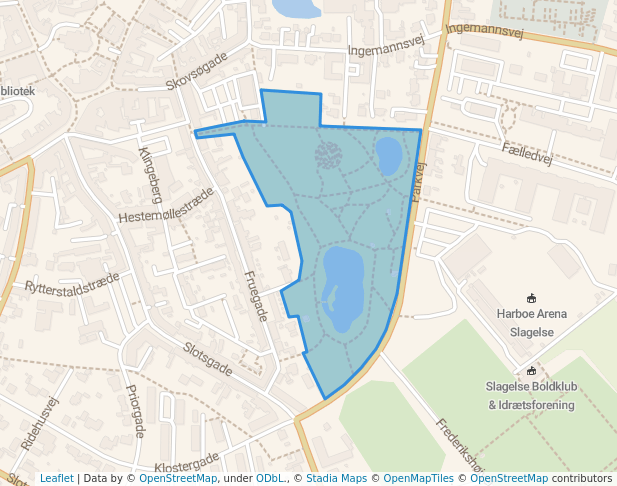 Slagelse Lystanlæg in Slagelse | Map and Routes