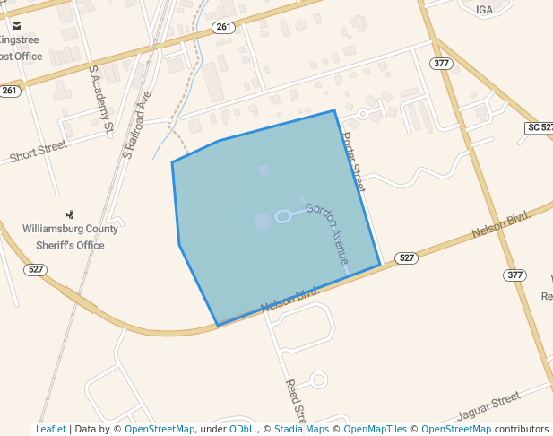 J. Russell Kellahan Memorial Recreation Center in Kingstree | Map and ...