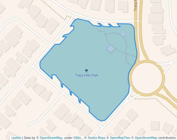 Tracy Hills Park in Tracy | Map and Routes