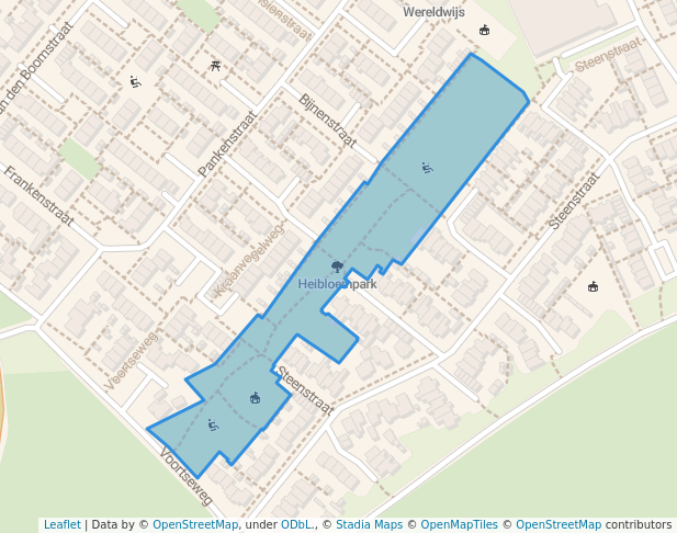 Heibloempark in Eersel | Map and Routes