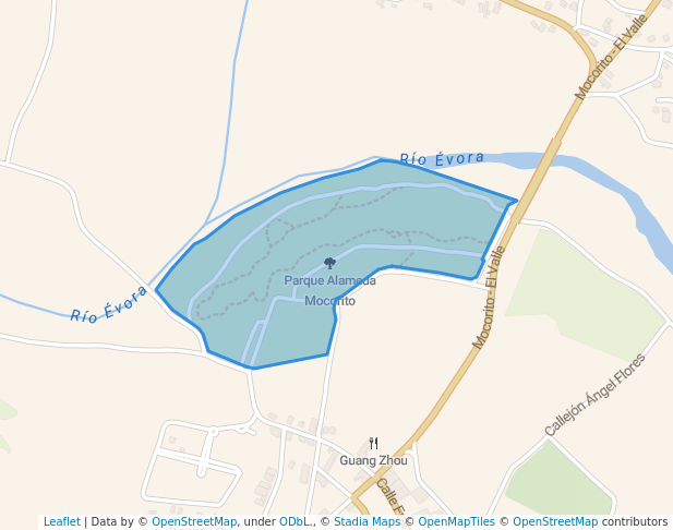 Parque Alameda Mocorito in Mocorito | Map and Routes