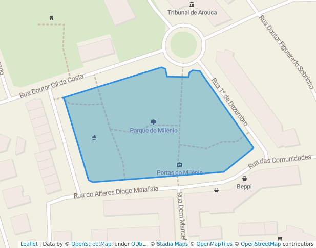 Parque do Milénio in Arouca | Map and Routes
