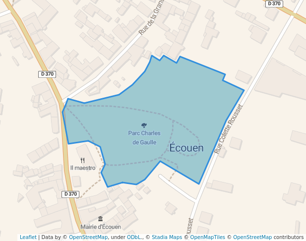 Parc Charles de Gaulle in Écouen | Map and Routes