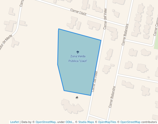 Zona Verda Pública "Llaüt" in Dénia | Map and Routes