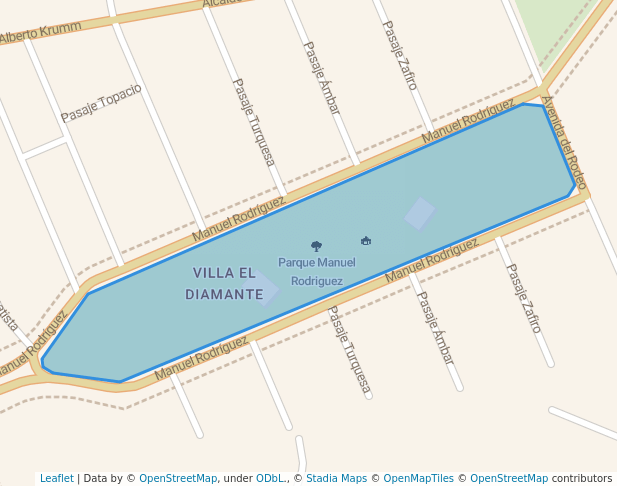 Parque Manuel Rodriguez in Buin | Map and Routes