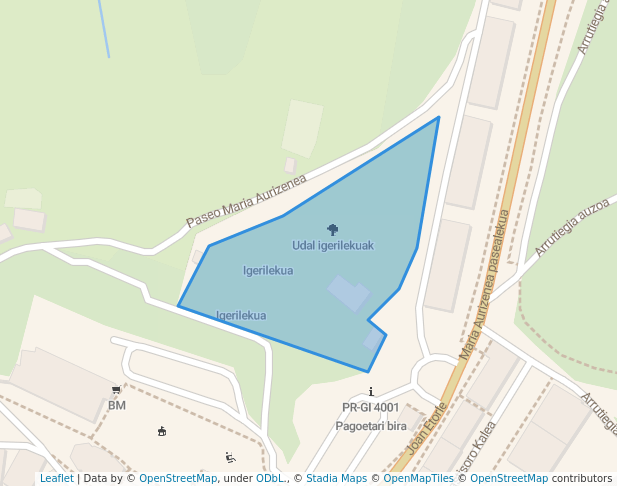 Udal igerilekuak in Aia | Map and Routes