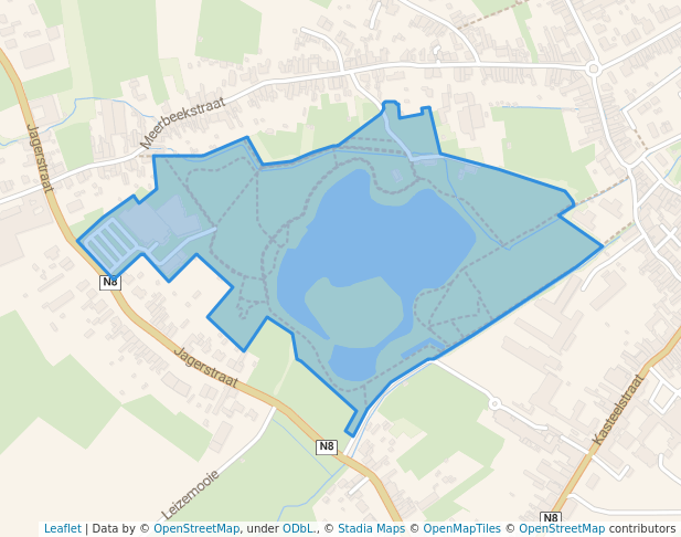 De Rijdtmeersen in Brakel | Map and Routes
