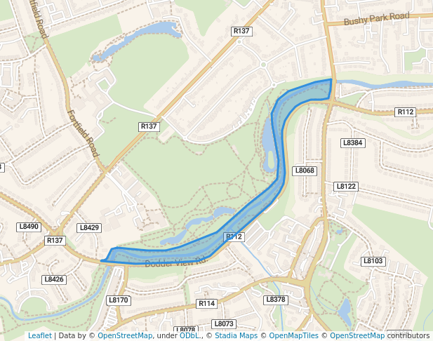 Dodder Valley Park in Dublin | Map and Routes