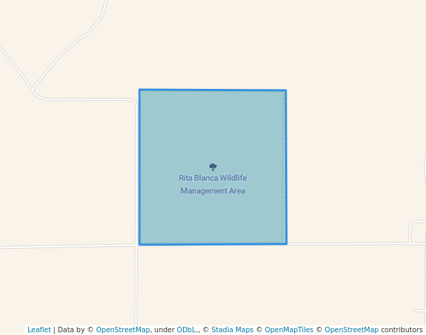 Rita Blanca Wildlife Management Area in Felt | Map and Routes