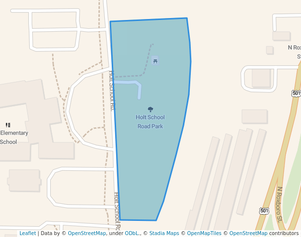 Holt School Road Park in Durham | Map and Routes