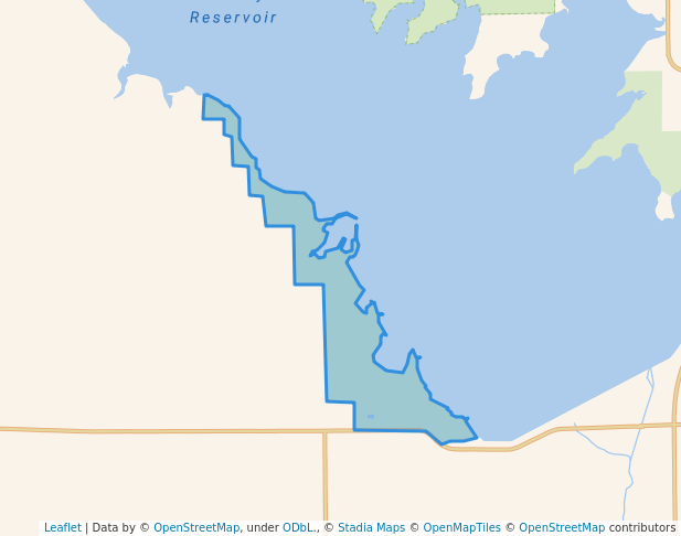 Cheney State Park in Pretty Prairie | Map and Routes