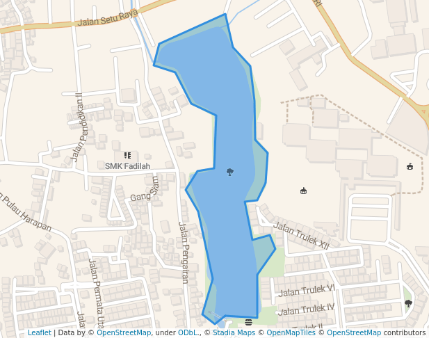 RTH Publik in South Tangerang | Map and Routes