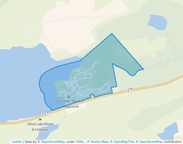 Silver Lake Provincial Park in Maberly | Map and Routes