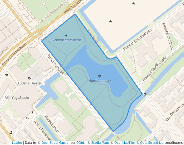 Noteboompark in Voorburg | Map and Routes