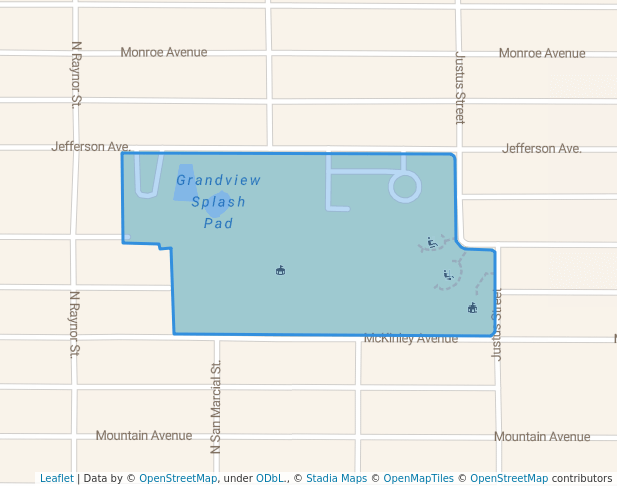 Grandview Park in El Paso | Map and Routes