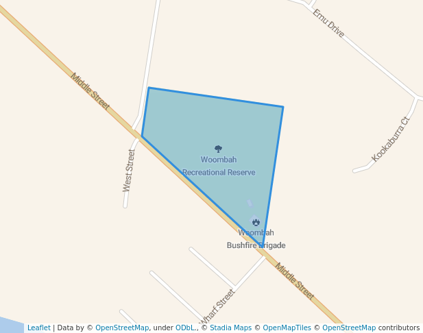 Woombah Recreational Reserve in Woombah | Map and Routes