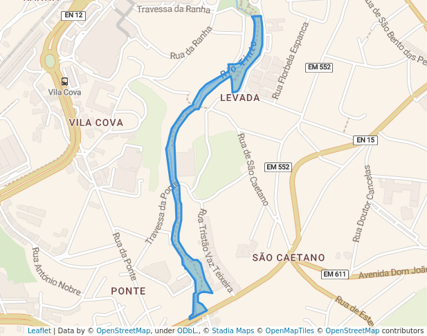 Parque Urbano de Rio Tinto in Rio Tinto | Map and Routes