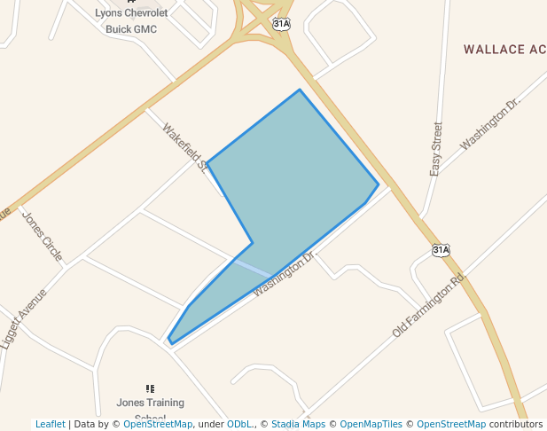 Jones Field in Lewisburg | Map and Routes