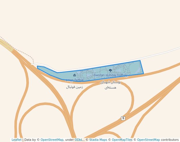 بوستان شهدای هسته‌ای in Robat Karim | Map and Routes