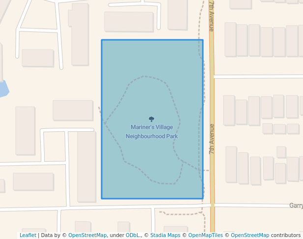 Mariner's Village Neighbourhood Park in Richmond | Map and Routes