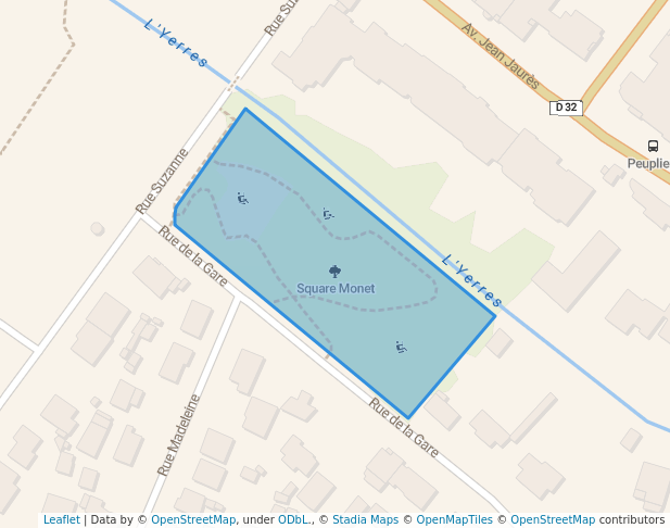 Square Monet in Crosne | Map and Routes