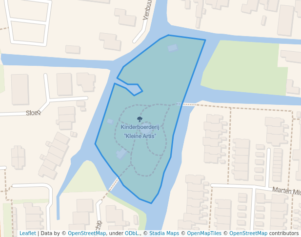 Kinderboerderij "Kleine Artis" in De Rijp | Map and Routes