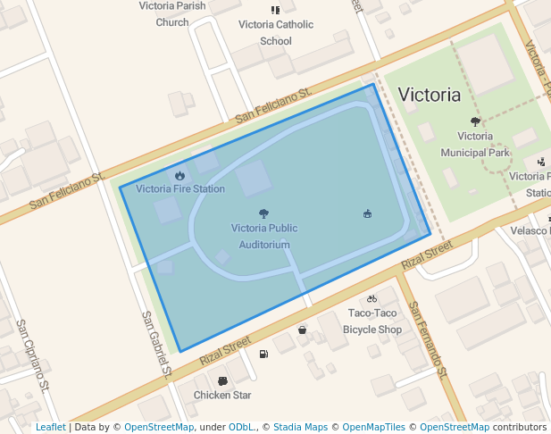 Victoria Park in Victoria | Map and Routes