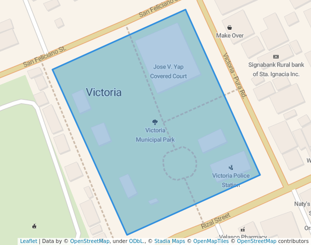 Victoria Town Plaza in Victoria | Map and Routes