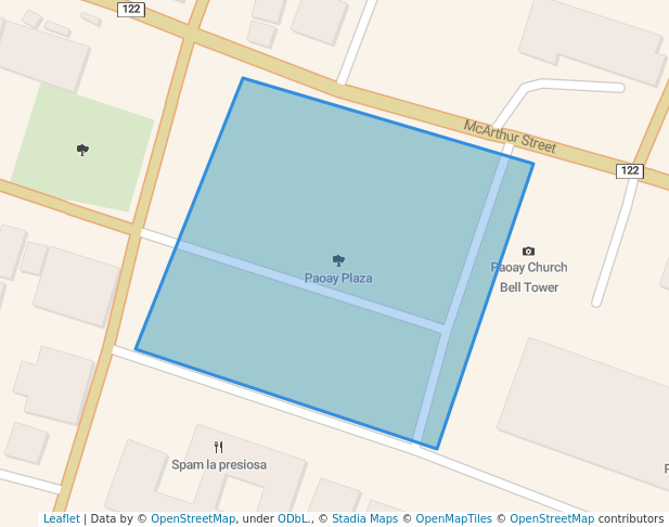 Paoay Plaza in Paoay | Map and Routes