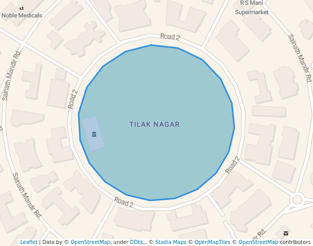 Tilak Nagar Municipal Ground/ Sahyadri Garden in Mumbai | Map and Routes