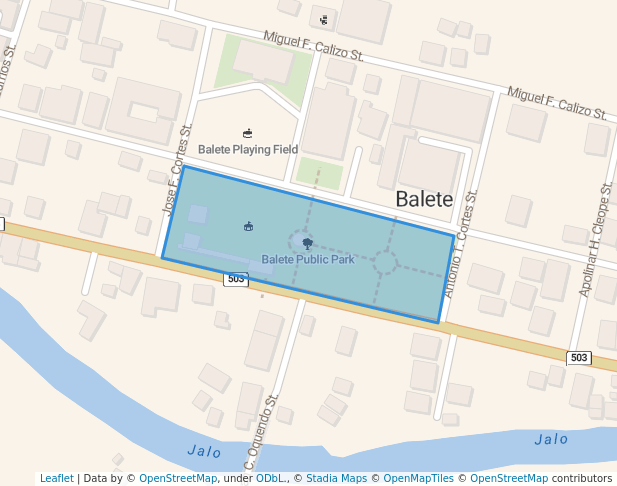 Balete Public Park in Balete | Map and Routes