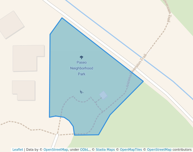 Paseo Neighborhood Park in Glendale | Map and Routes