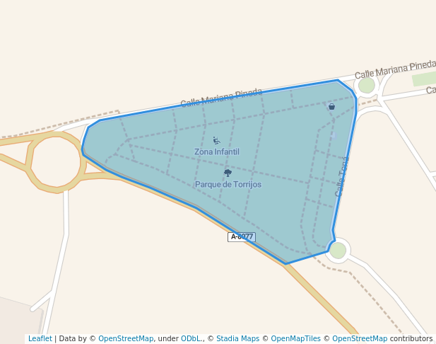 Parque de Torrijos in Valencina de la Concepción | Map and Routes