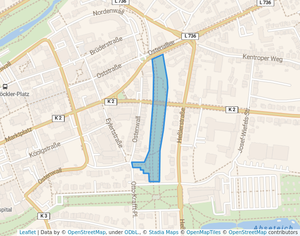 Ostring in Hamm | Map and Routes