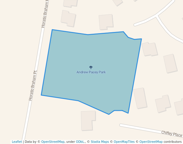 Andrew Pacey Park in South Kempsey | Map and Routes