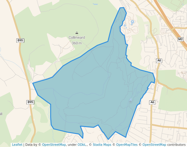 Cave Hill Country Park in Mossley | Map and Routes