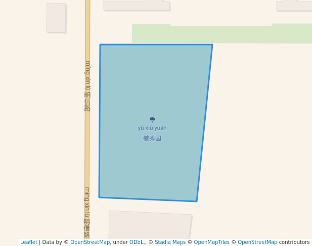 毓秀园 in Zhoukou | Map and Routes