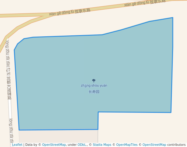 长寿园 in Zhoukou | Map and Routes