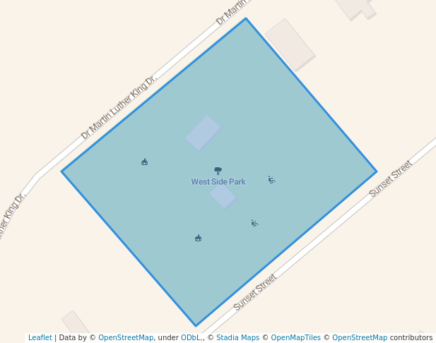 West Side Park in Waynesboro | Map and Routes